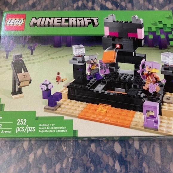 Lego | Toys | Lego Minecraft The End Arena 2242 Playervsplayer Battle ...